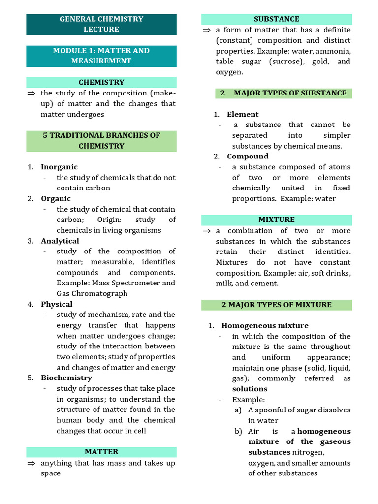 GenChem_Midterm-Reviewer | PDF