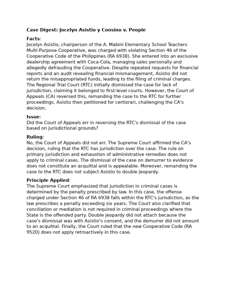 Case Digest For Crimpro | PDF