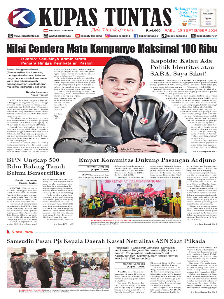 Kupas Tuntas, 25 September 2024 | PDF