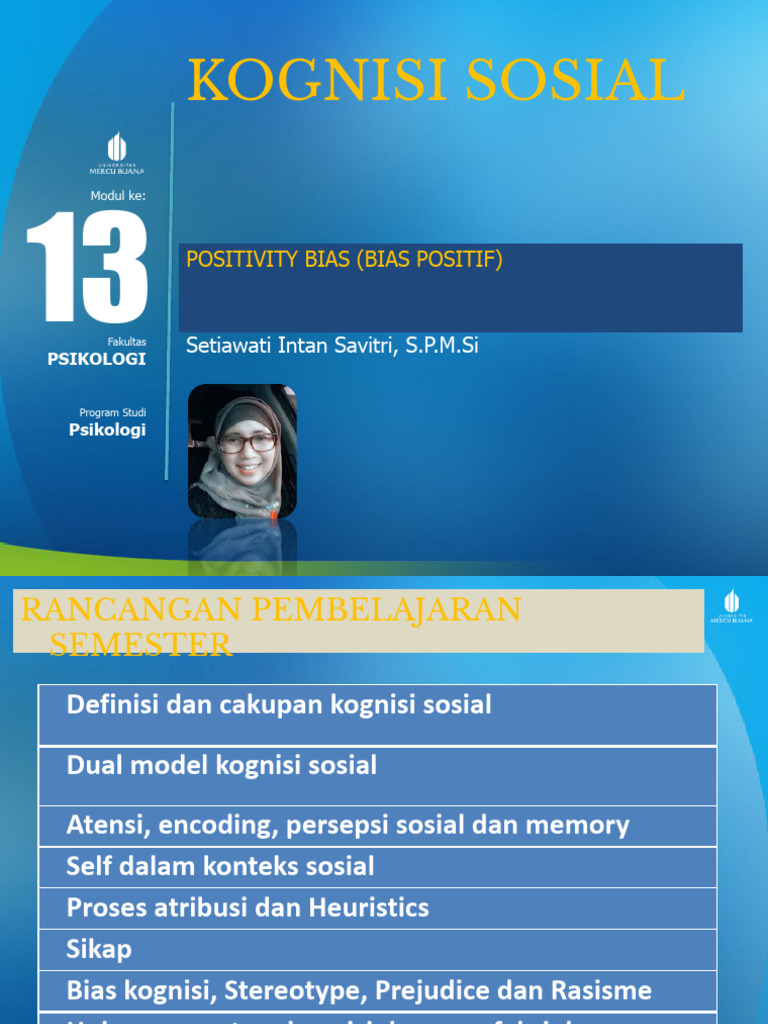 Modul 13 - Positivity Bias | PDF