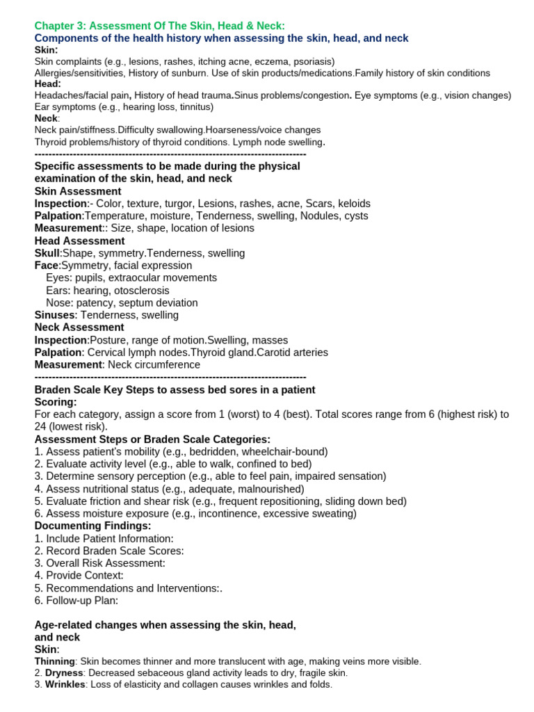 Health Assessment | PDF