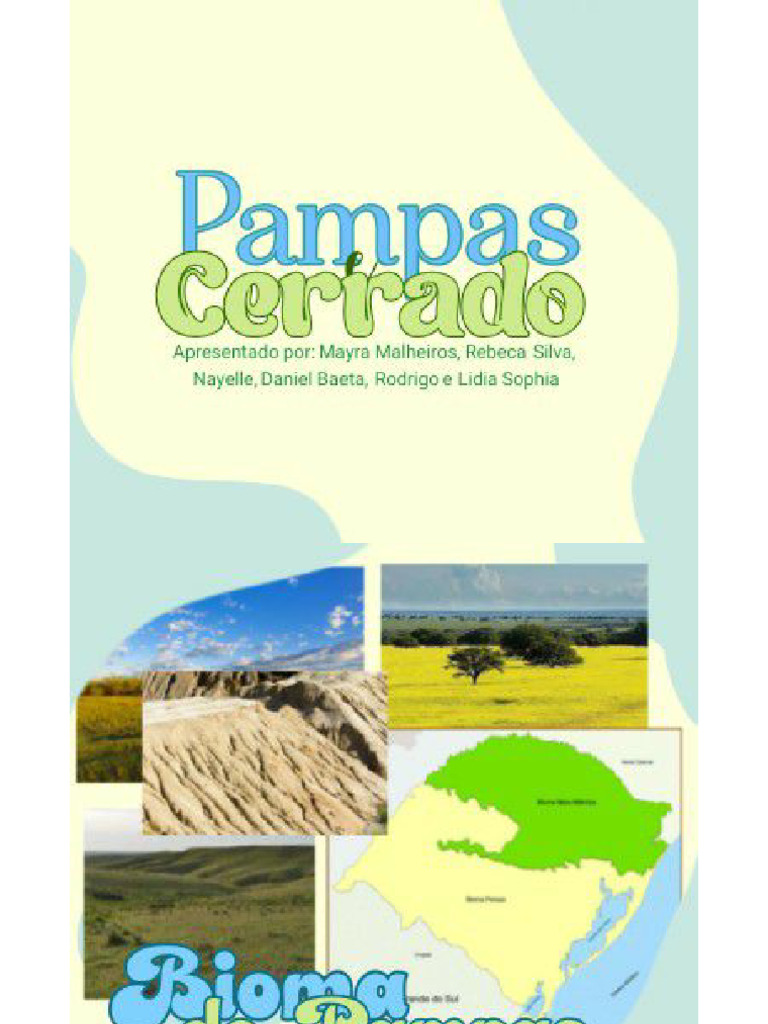 Slide - Pampas e Cerrado. | PDF