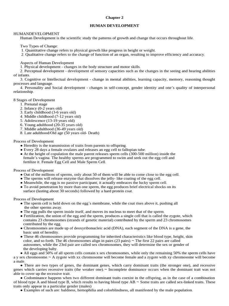 Chapter-2-Human-development | PDF