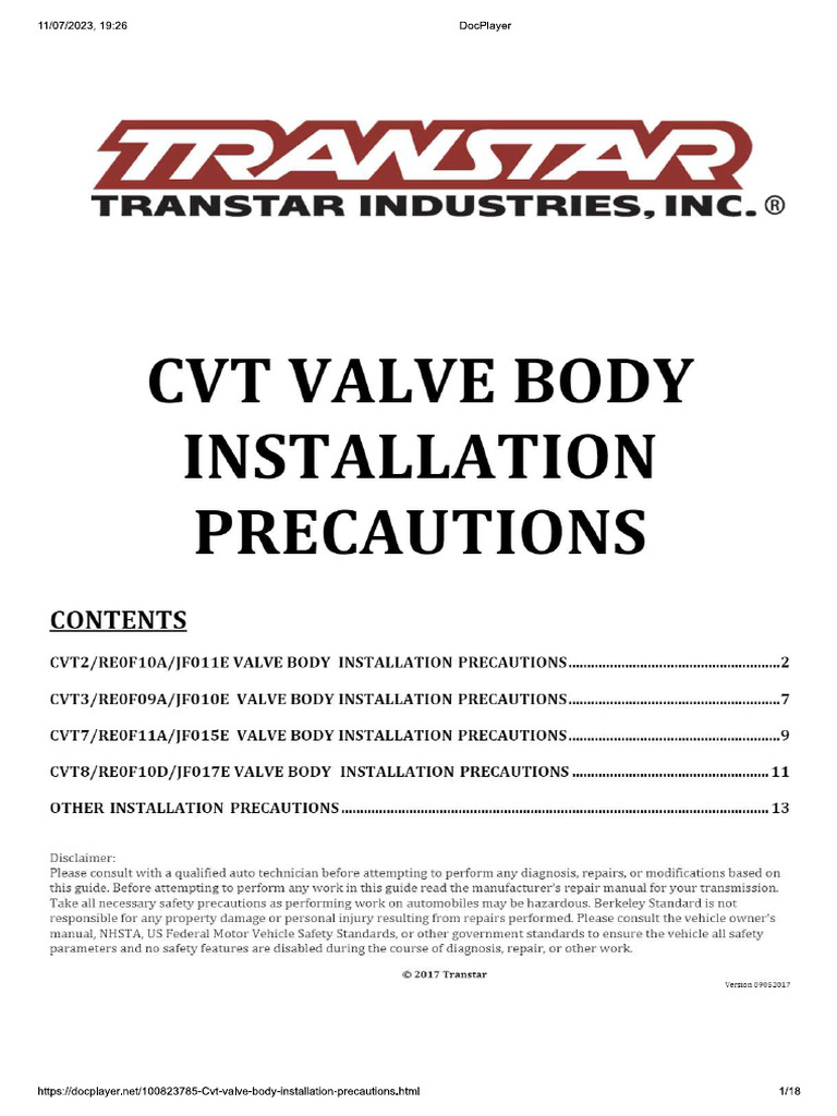 cvt-precaution | PDF