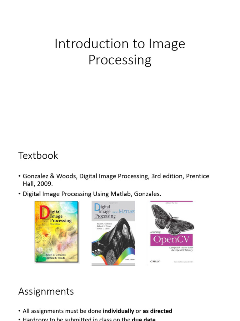 Iip (Lect 01 Introduction) | PDF