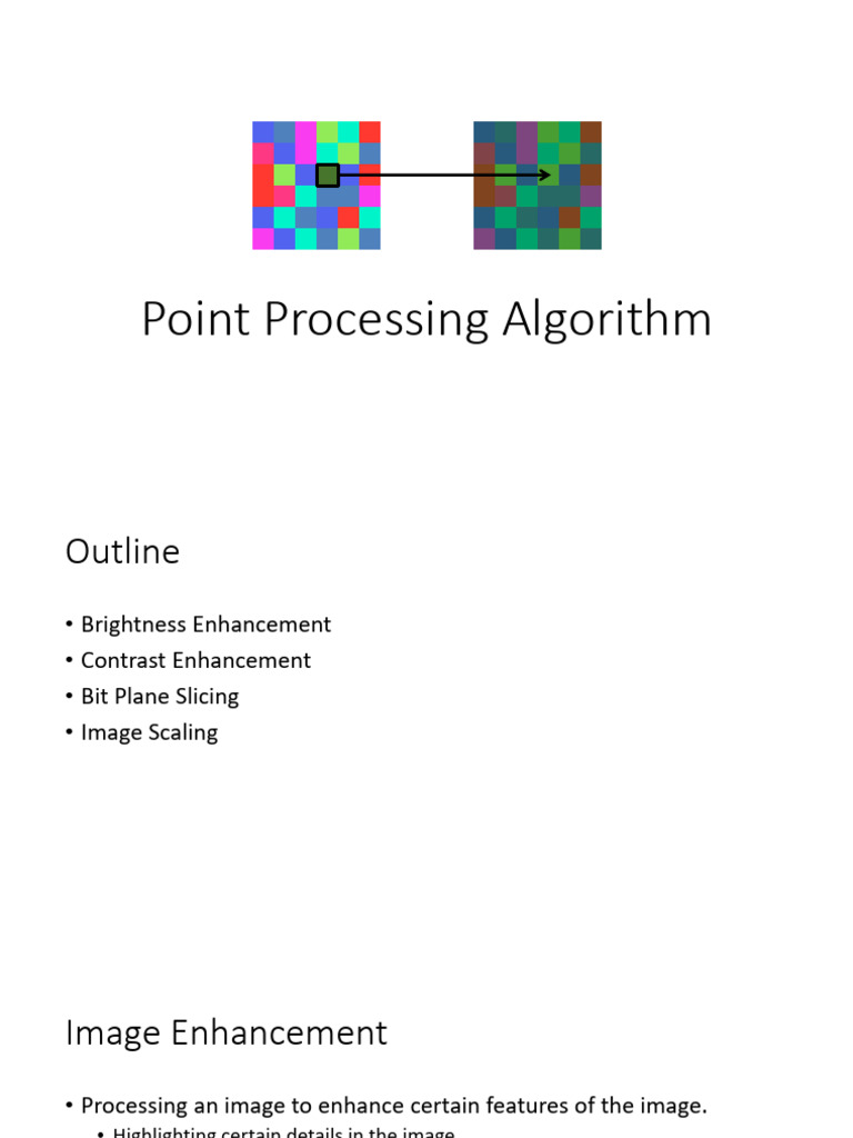 Lect 04 Point Processing | PDF