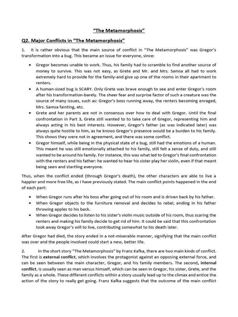 Metamorphosis (1) | PDF