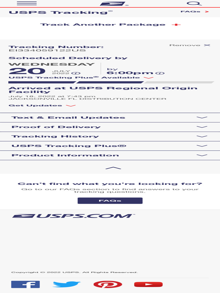 USPS Tracking® Results | PDF