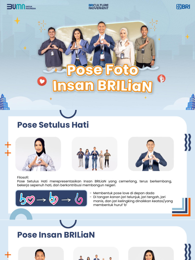 Guideline Pose Foto Insan BRILiaN | PDF