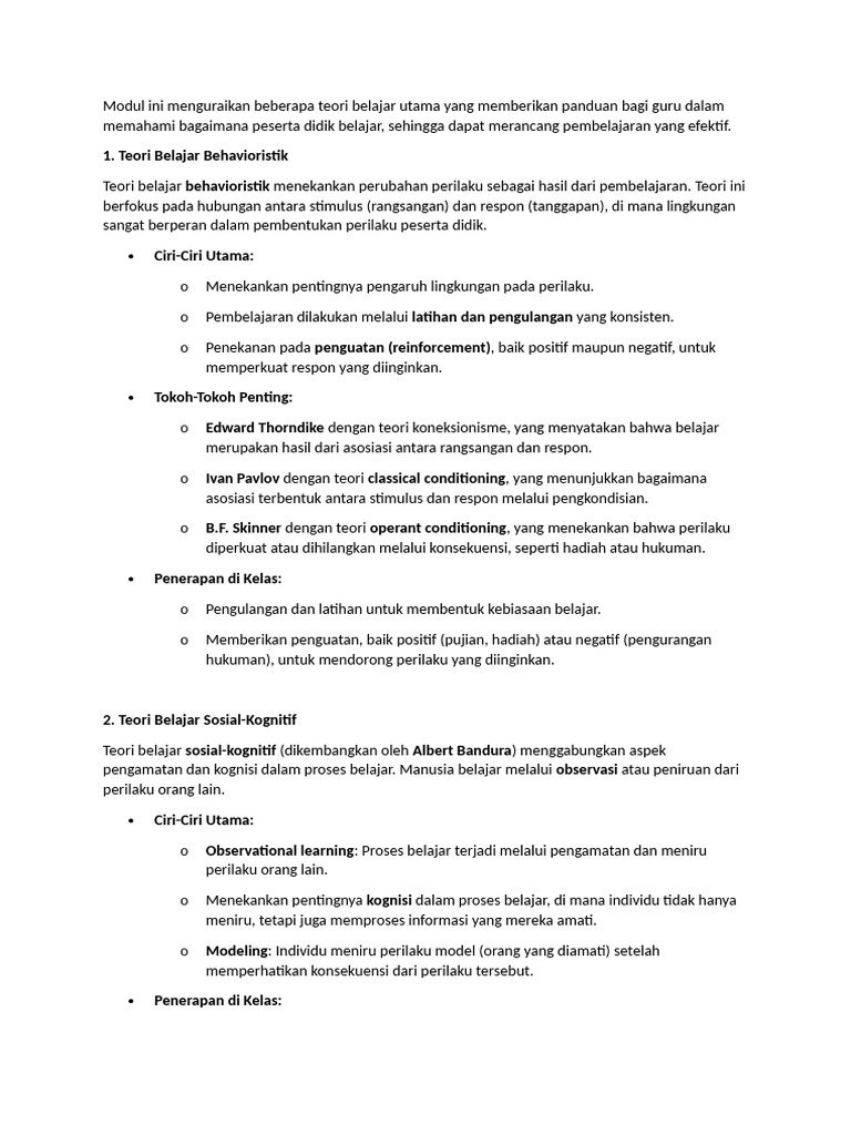 rangkuman modul 1 | PDF