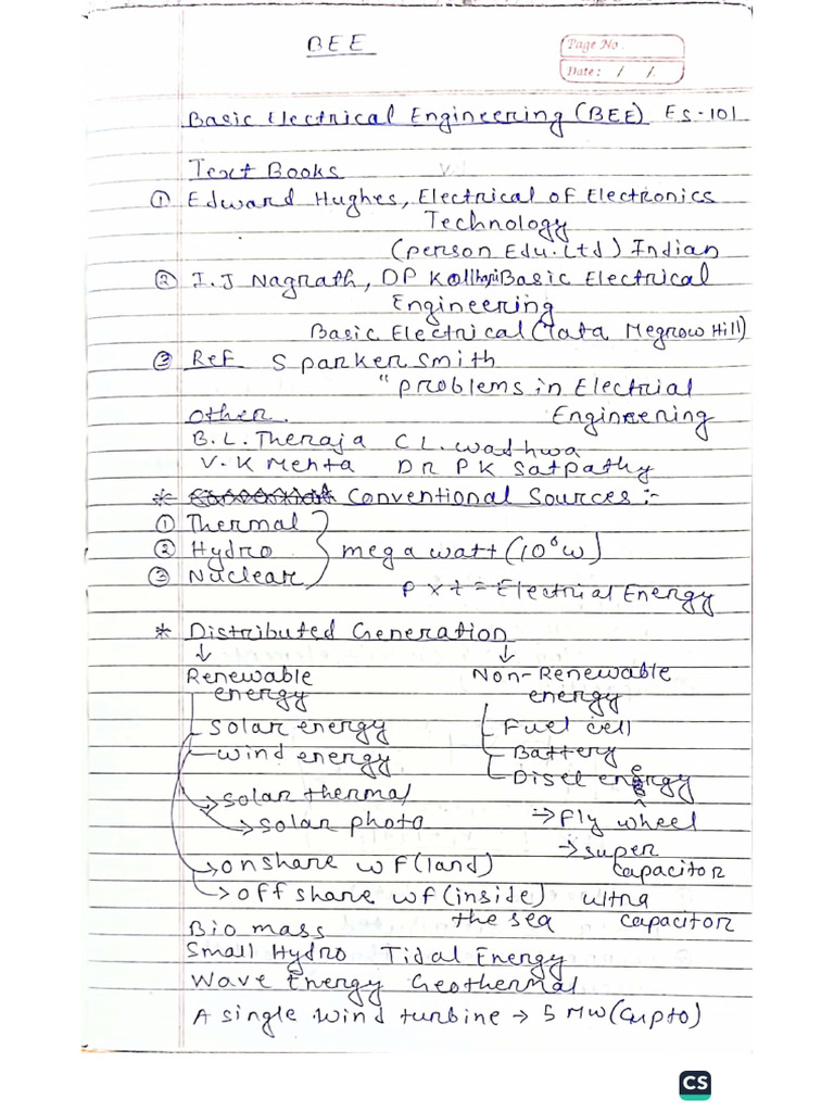 Basic Electrical Engineering | PDF