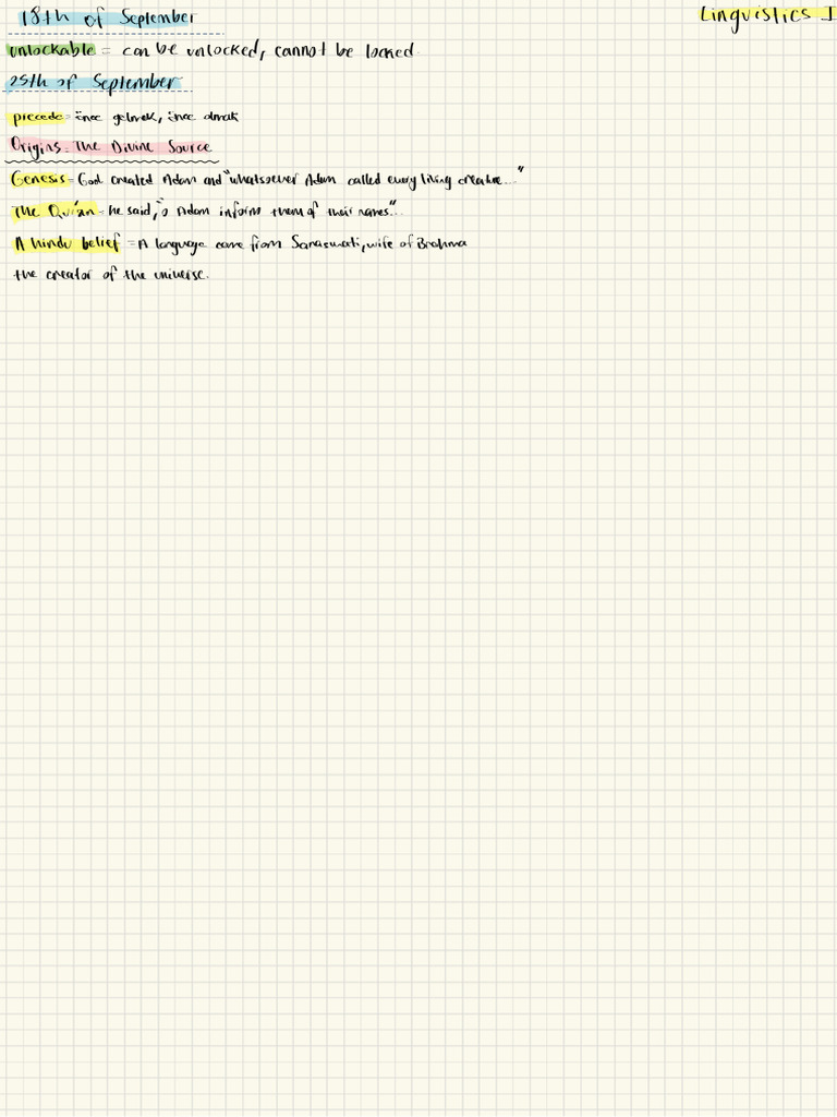 First Two Weeks Notes | PDF