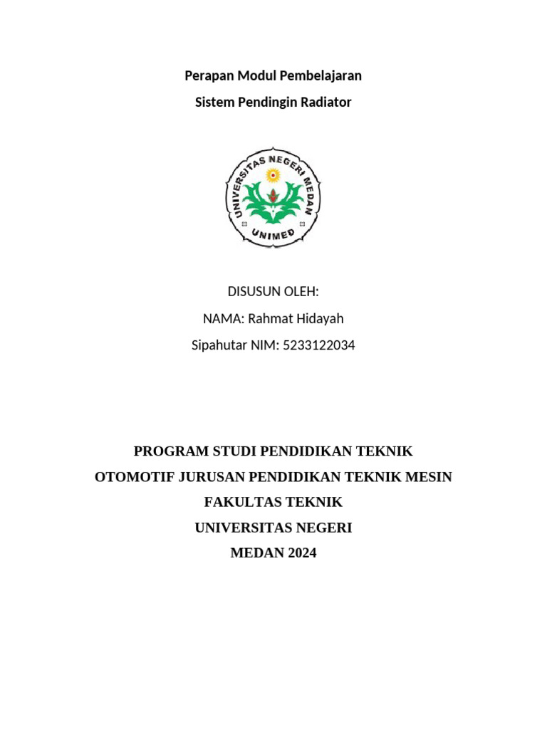 Rahmat Hidayah Sipahutar | PDF