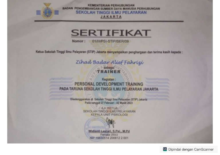 STIP sertifikat | PDF