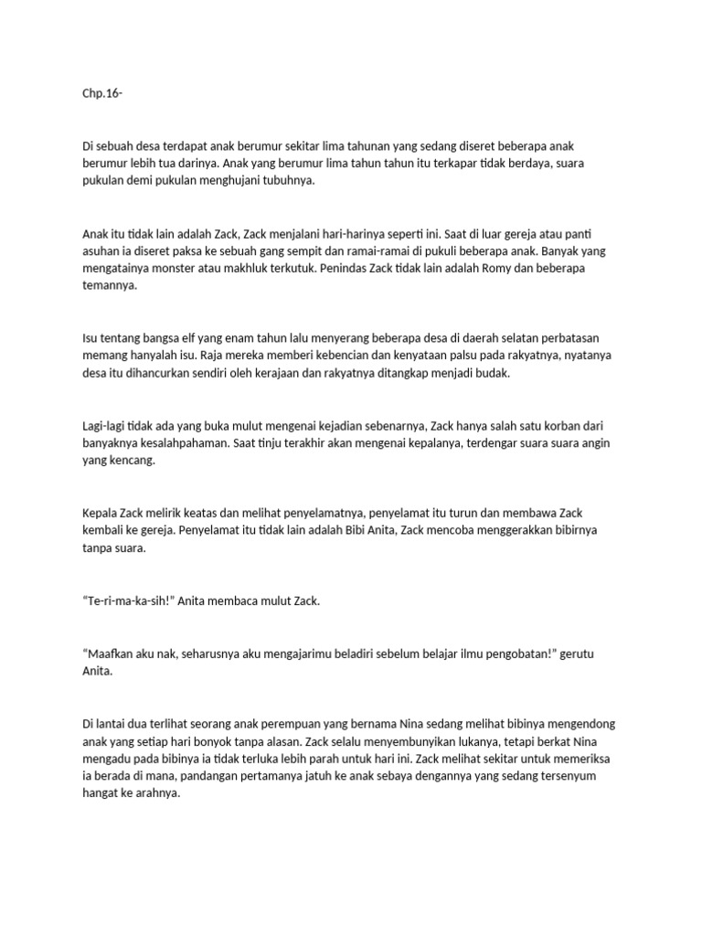 Chp.16-Masa Lalu dan Kini | PDF