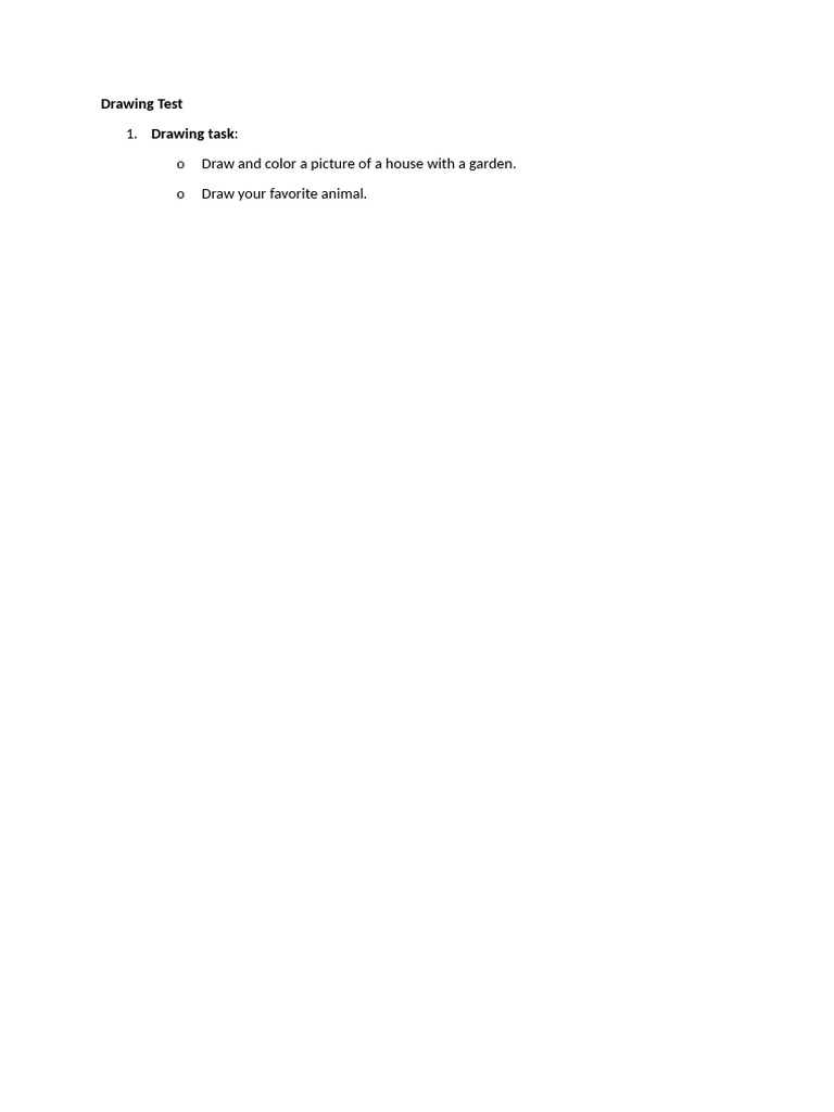 Drawing Test Class 2 Notes | PDF