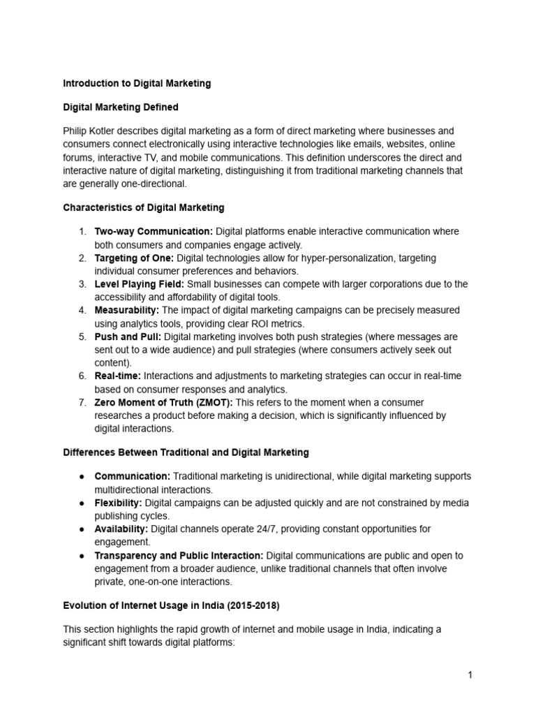 Digital Marketing | PDF