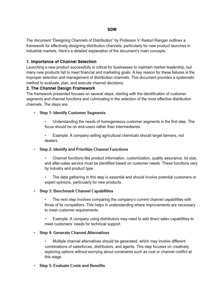 SDM 2 | PDF | Sales | Business