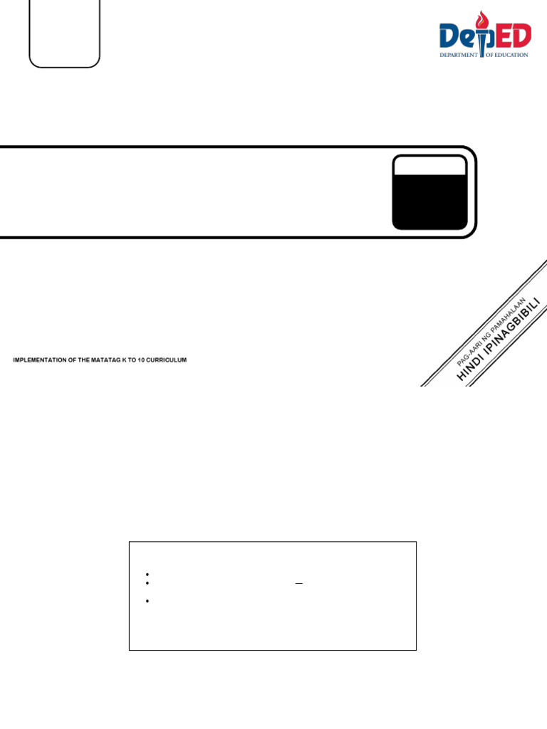 Q2 - LE - EPP 4 - Lesson 6 - Week 6 | PDF