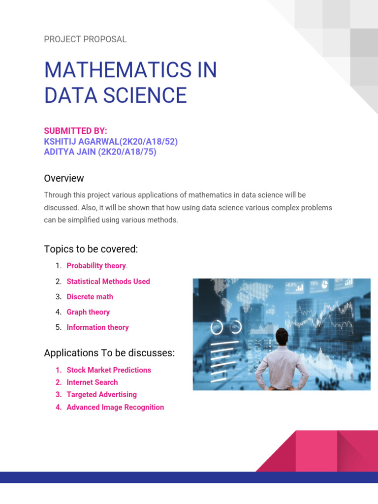 Mathematics Project proposal | PDF