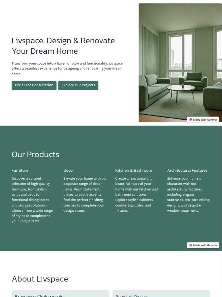 Livspace Design and Renovate Your Dream Home | PDF