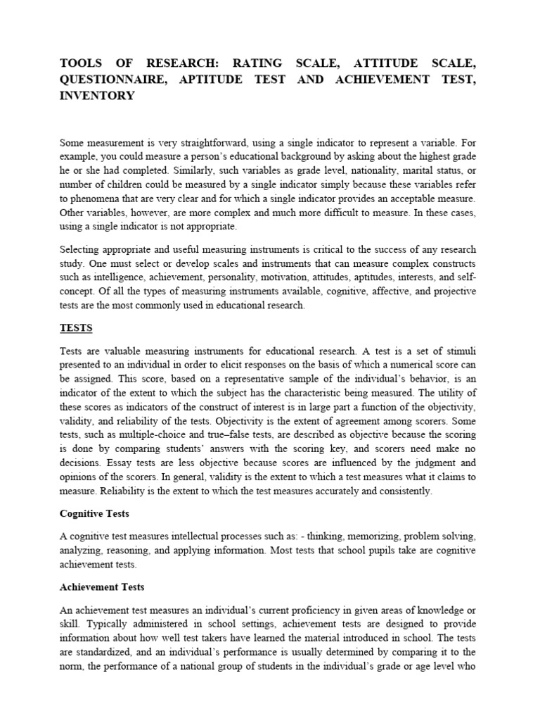 Tools-of-research-bit-3-unit-3 | PDF