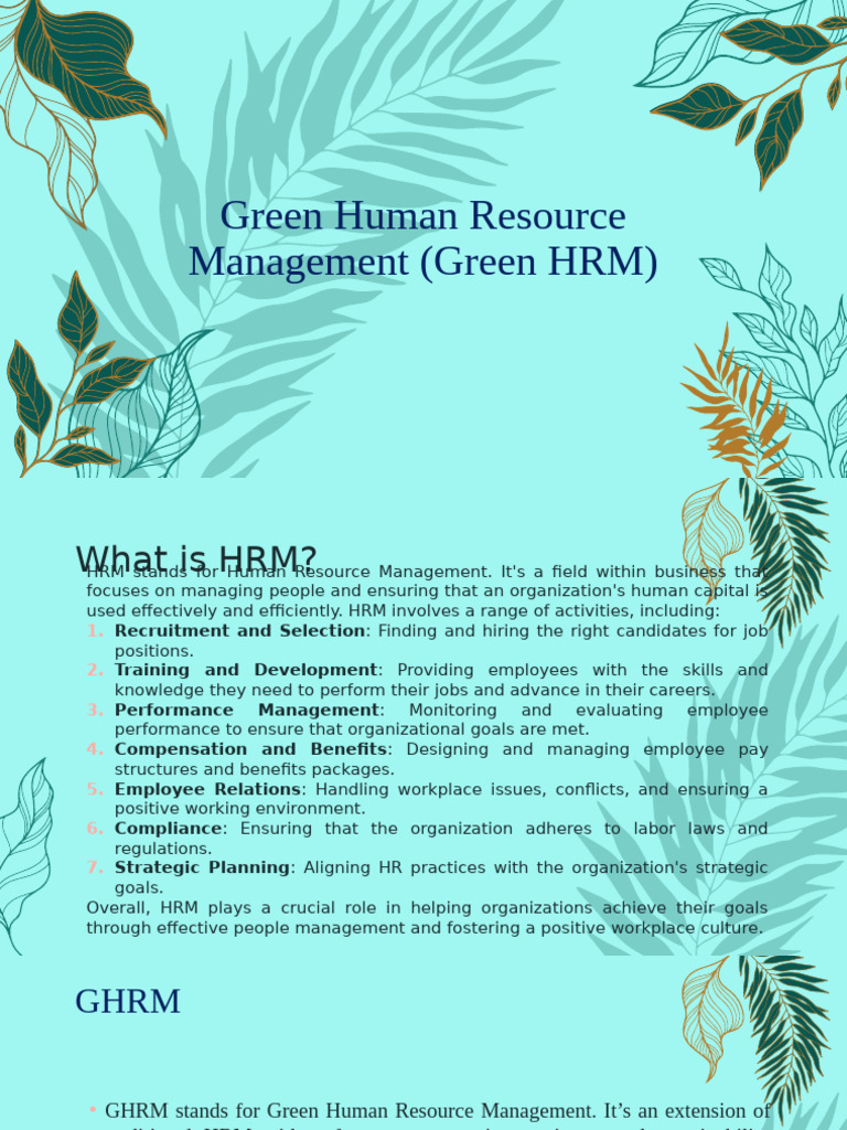 GHRM | PDF