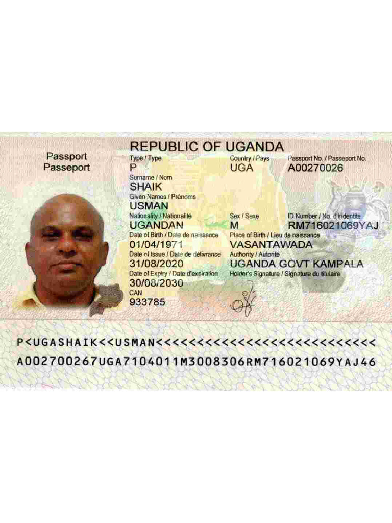 Ug Passport | PDF