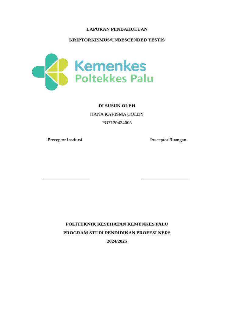 LP Kriptorkismus | PDF