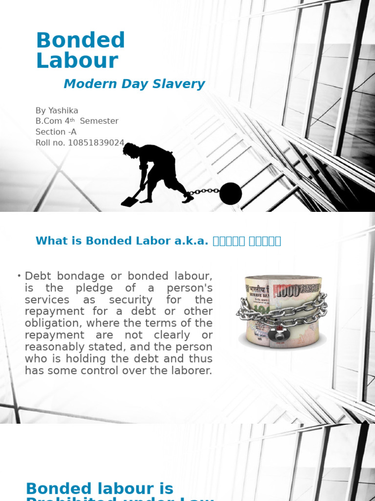 Bonded Labour | PDF