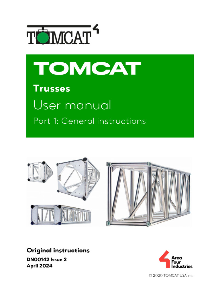 TOMCAT Trusses User Manual Part 1 Issue 2 June-2024 1 | PDF | Truss