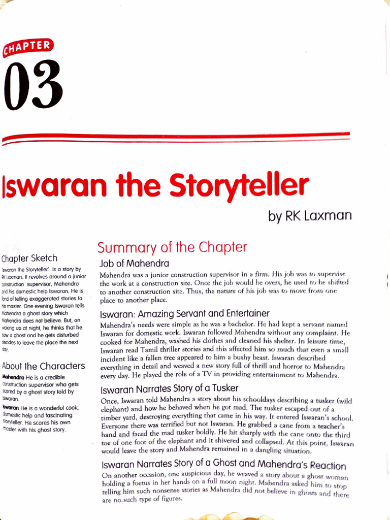 Iswaran The Storyteller | PDF