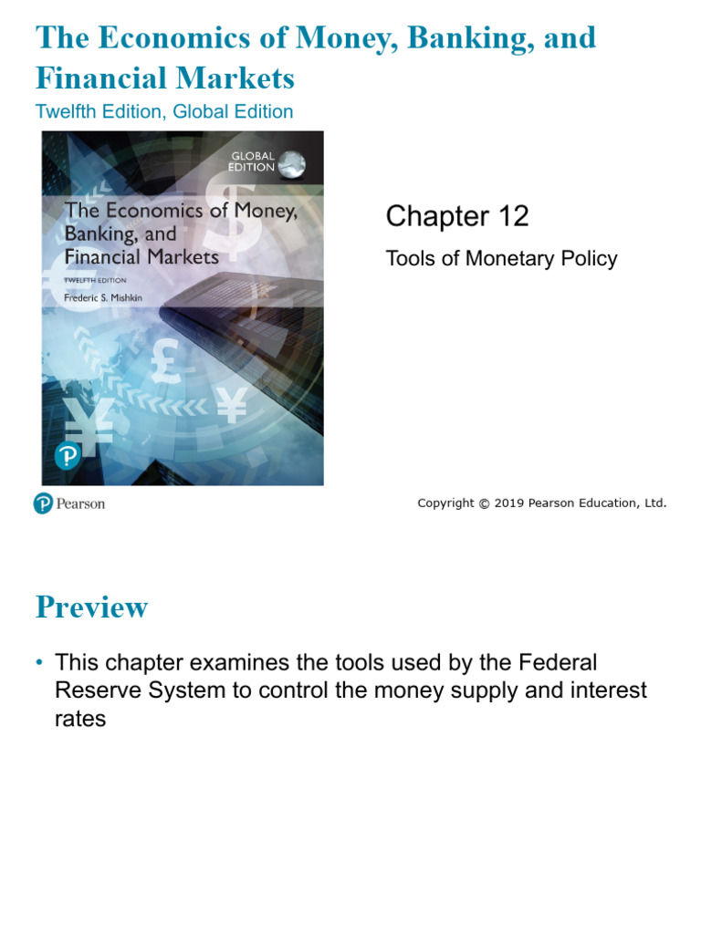B01020 - Chapter 12 - Tools of Monetary Policy | PDF