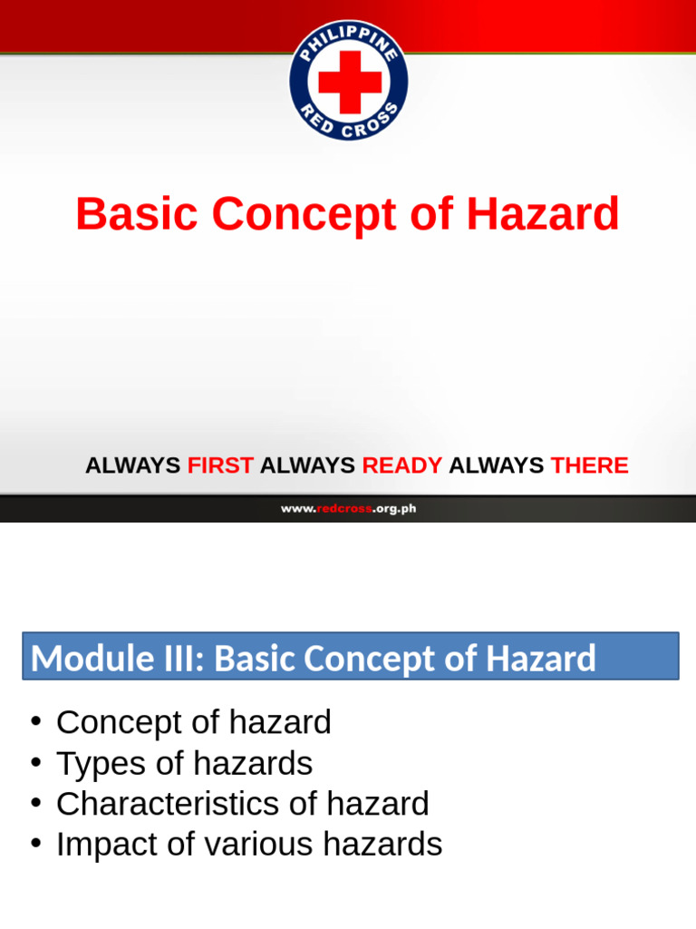 3 Module III Basic Concept of Hazard | PDF