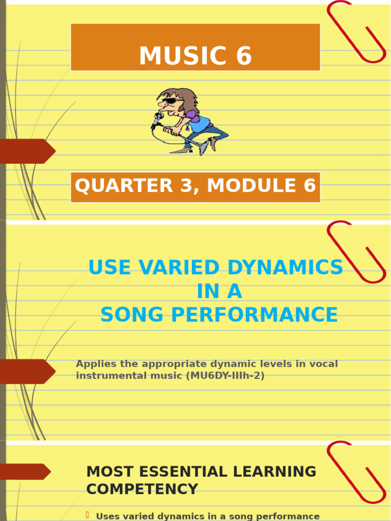 Varied Dynamics in Song | PDF | Elements Of Music | Music Theory