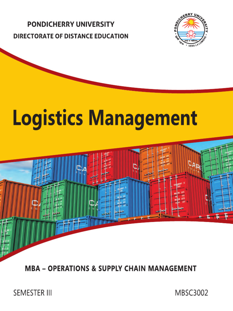 2 Logistics Management | PDF