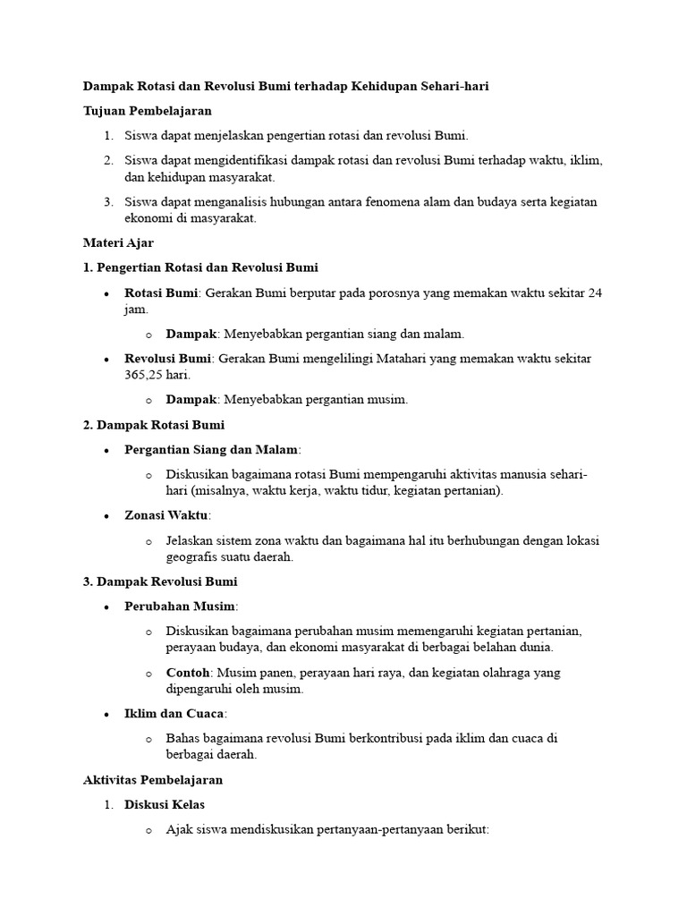 Bahan Ajar Ipa 1 | PDF