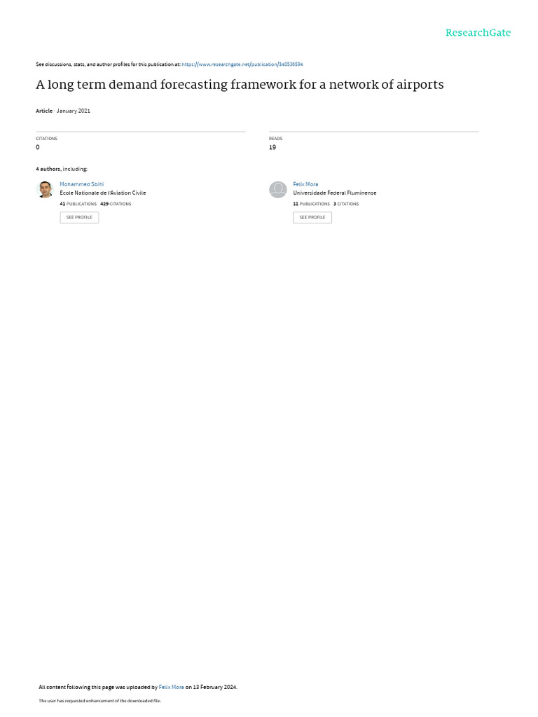 A Long Term Demand Forecasting Framework For A Net | PDF