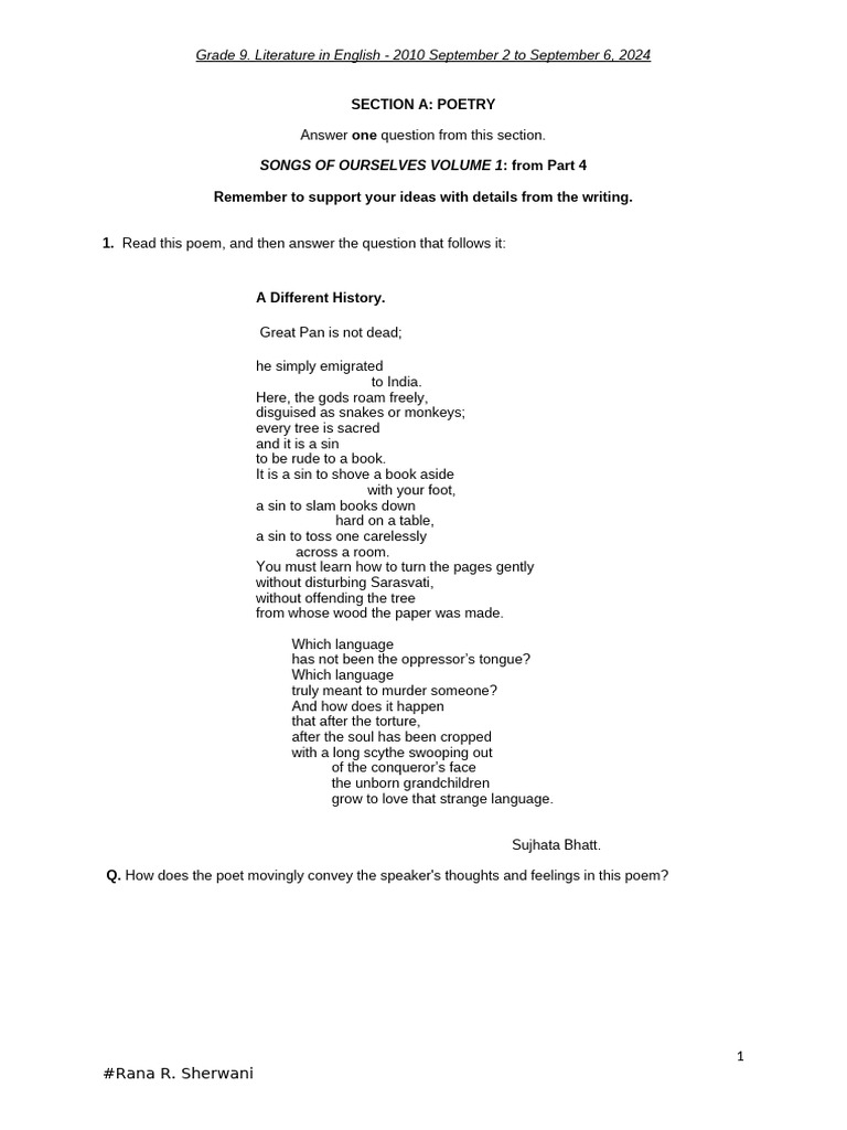 Grade 9. Week 2 | PDF | Art | General Fiction