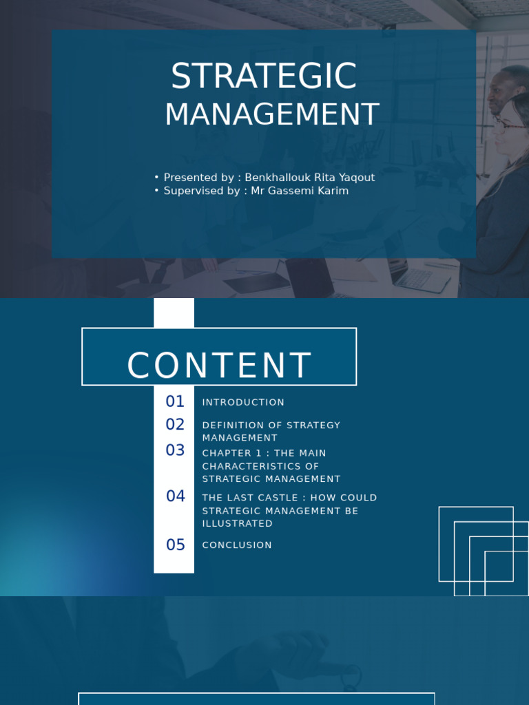 Strategic: Management | PDF