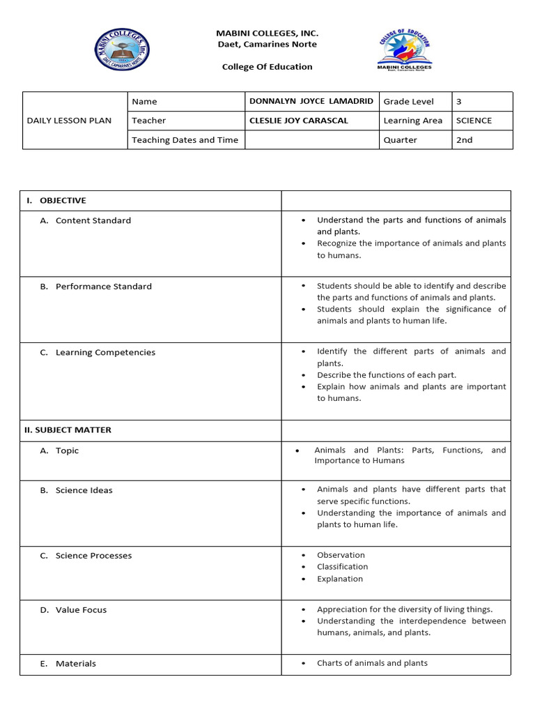 5e DLP Template2 | PDF