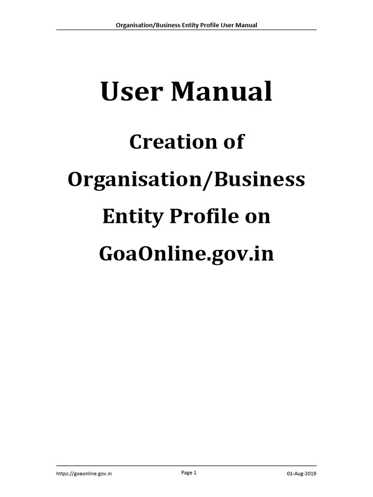 BusinessProfile UserManual | PDF | Login | Business