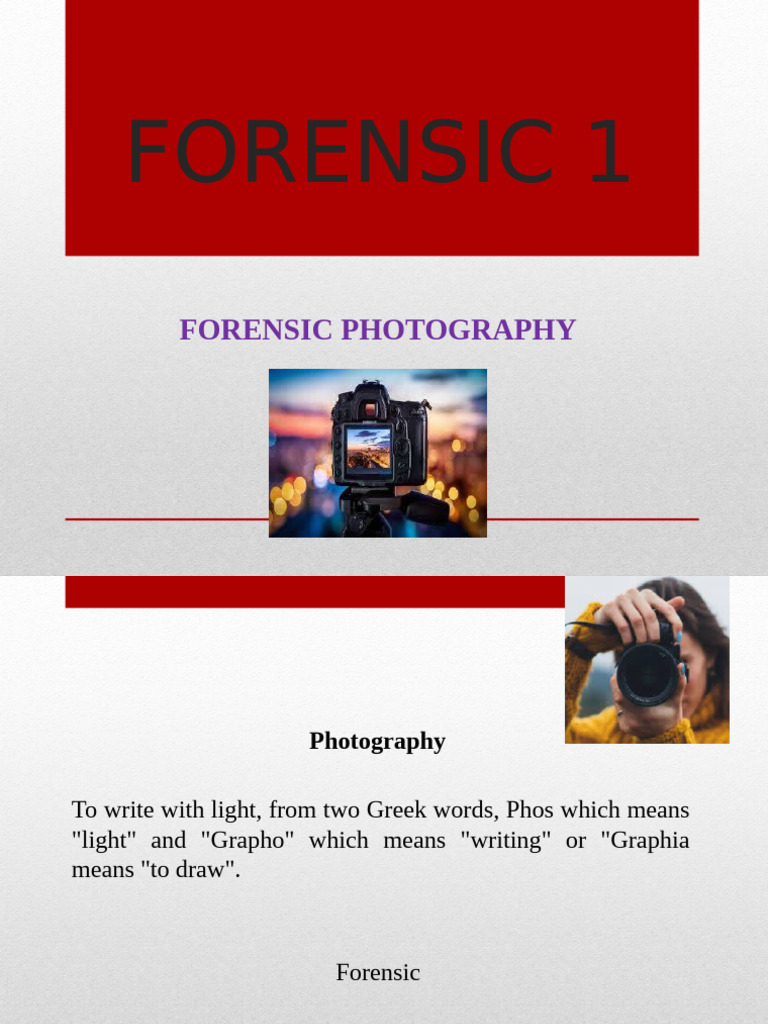 Forensic 1 1 | PDF