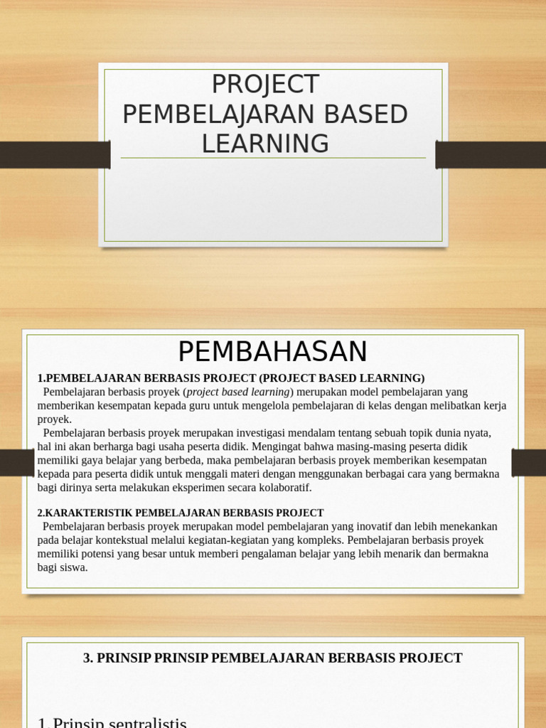 Project Pembelajaran Based Learning Kel 7 | PDF