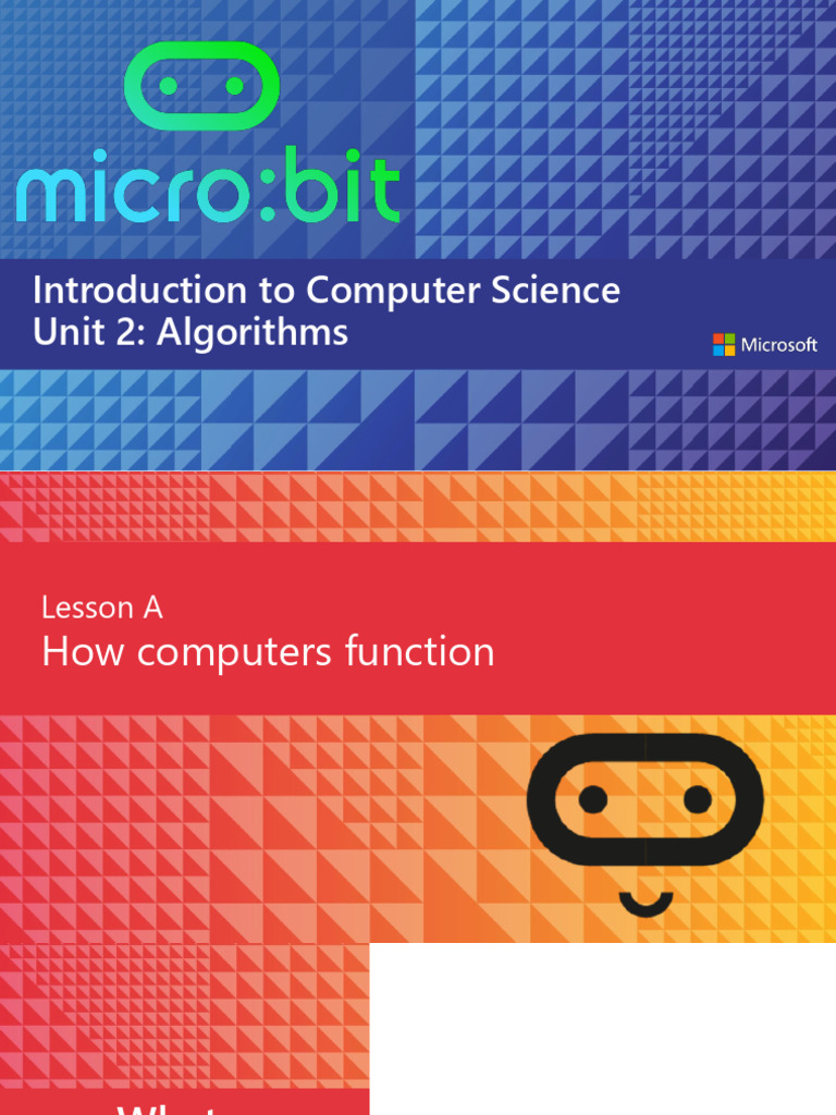Classroom Presentation - Unit 2 Algorithms | PDF
