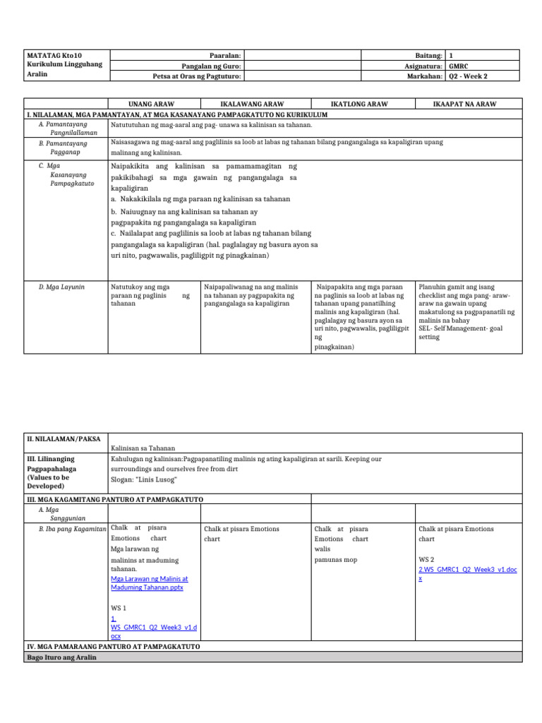 DLL GMRC1 Q2 Wk2 v2 | PDF