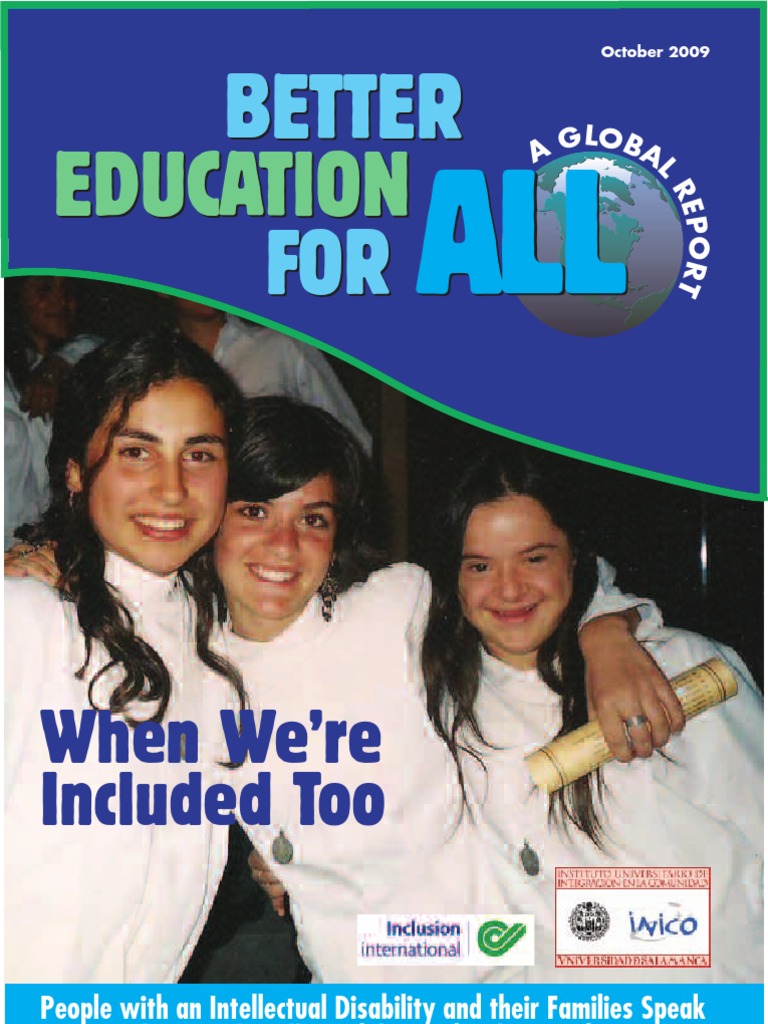 Better Education For All Global Report October 2009 | PDF | Inclusion ...