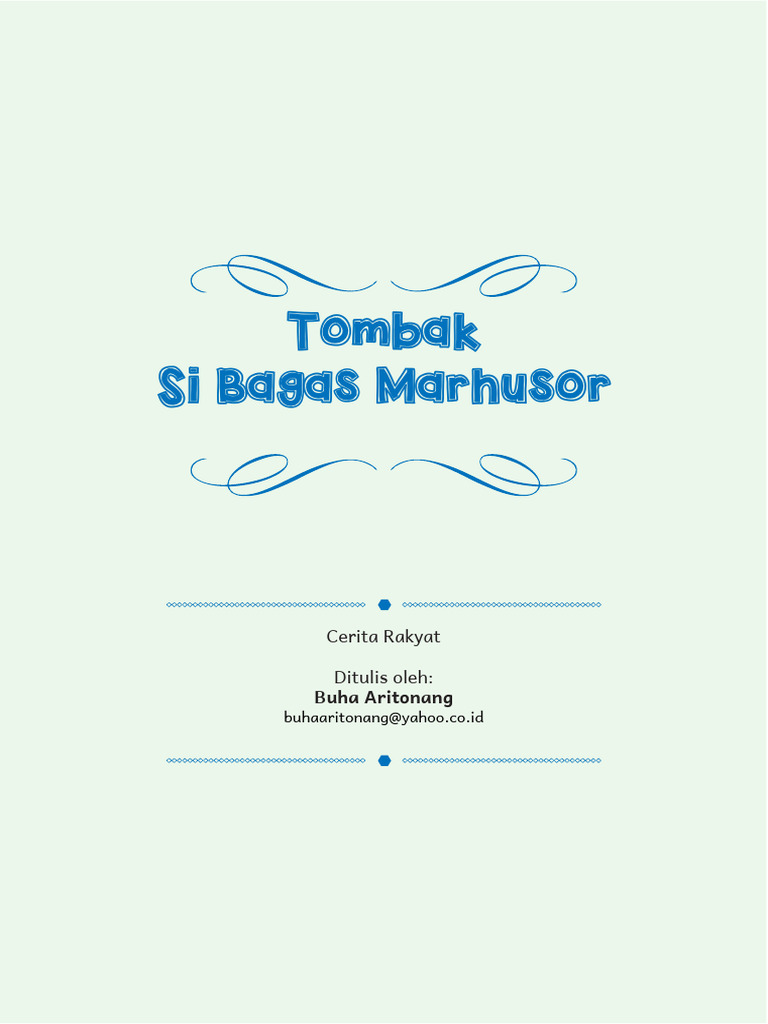 SD-Tombak Si Bagas Marhusor | PDF