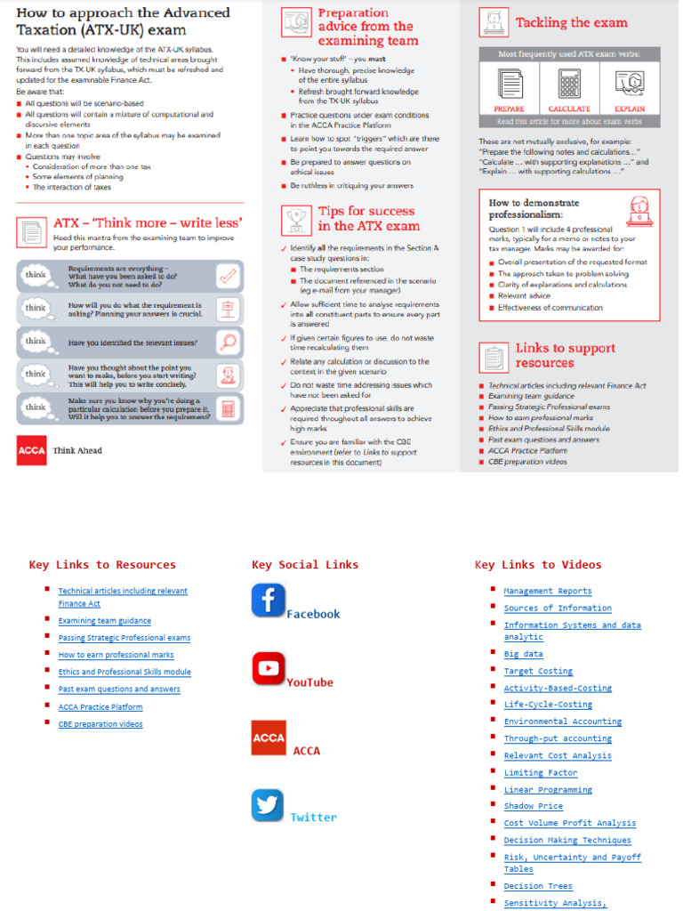 Atx Exam Essentials-2023 | PDF