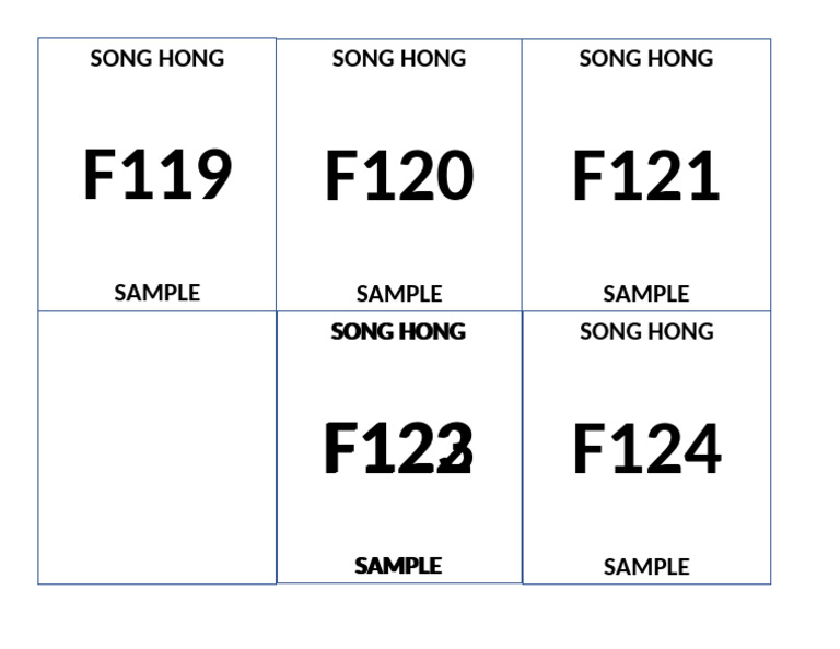 Layout Sticker Thùng Lưu Mẫu | PDF